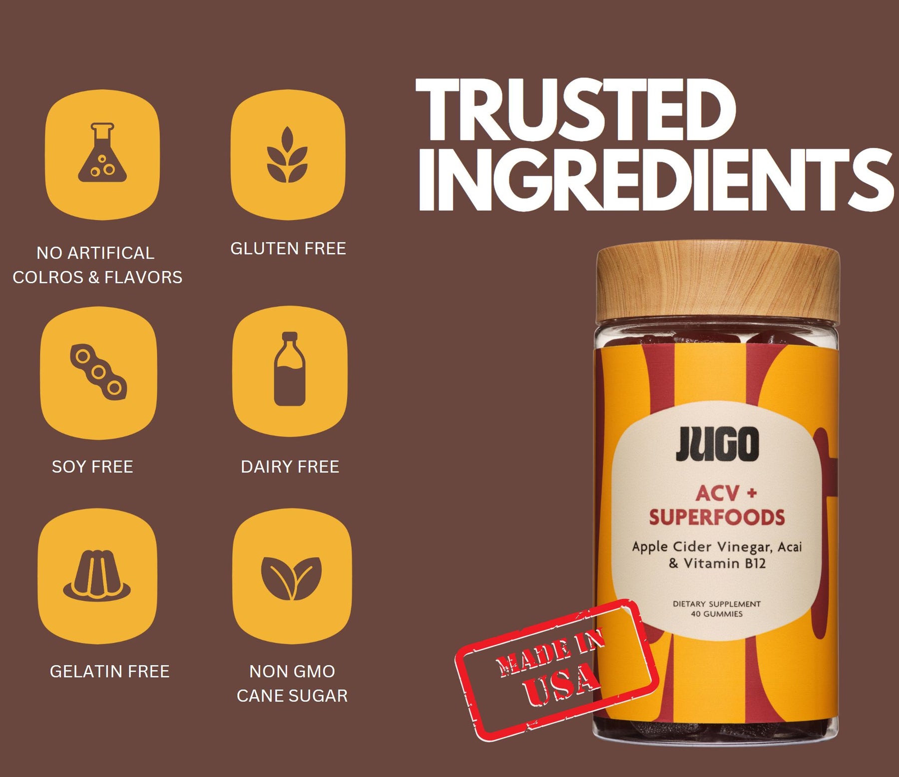 Jugo ACV Gummies - ACV Superfoods Gummies – JUGO SUPERFOODS CO