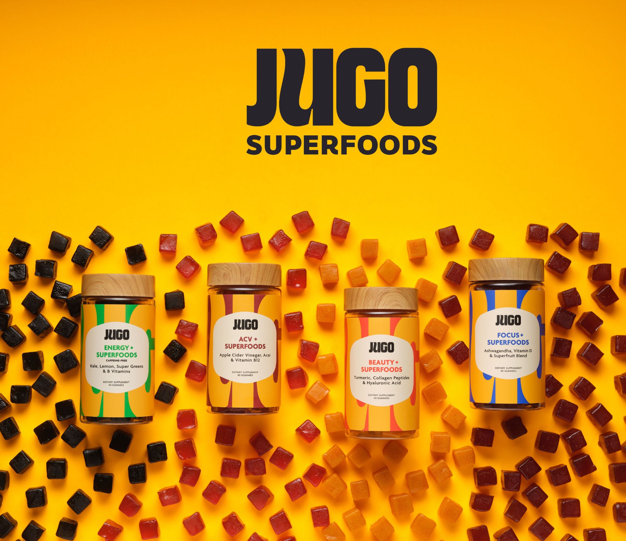 Jugo Energy Gummies - B12, Chlorella & Lemon Gummies – JUGO SUPERFOODS CO